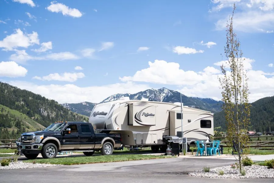 Pull Through & Back In RV Sites - Jackson Hole RV Park & Campground