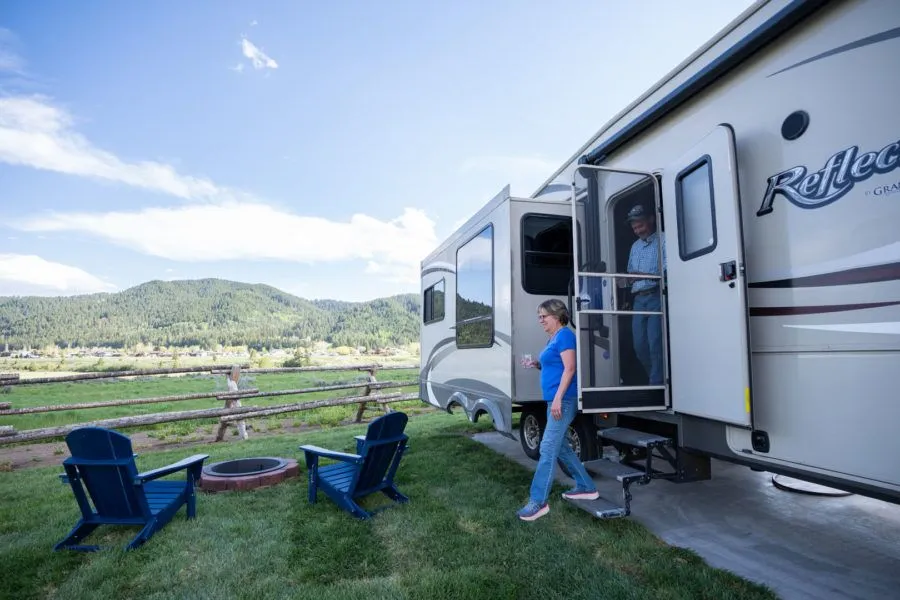 Pull Through & Back In RV Sites - Jackson Hole RV Park & Campground