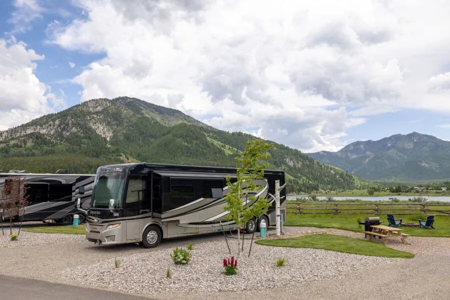 Pull Through & Back In RV Sites - Jackson Hole RV Park & Campground
