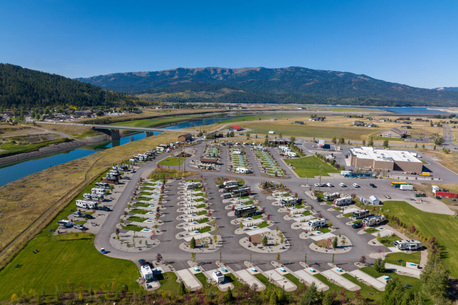 Pull Through & Back In RV Sites - Jackson Hole RV Park & Campground