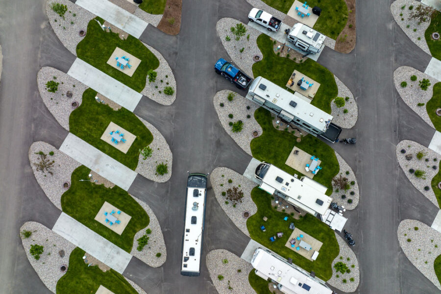 Pull Through & Back In RV Sites - Jackson Hole RV Park & Campground