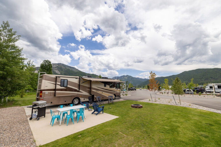 Pull Through & Back In RV Sites - Jackson Hole RV Park & Campground