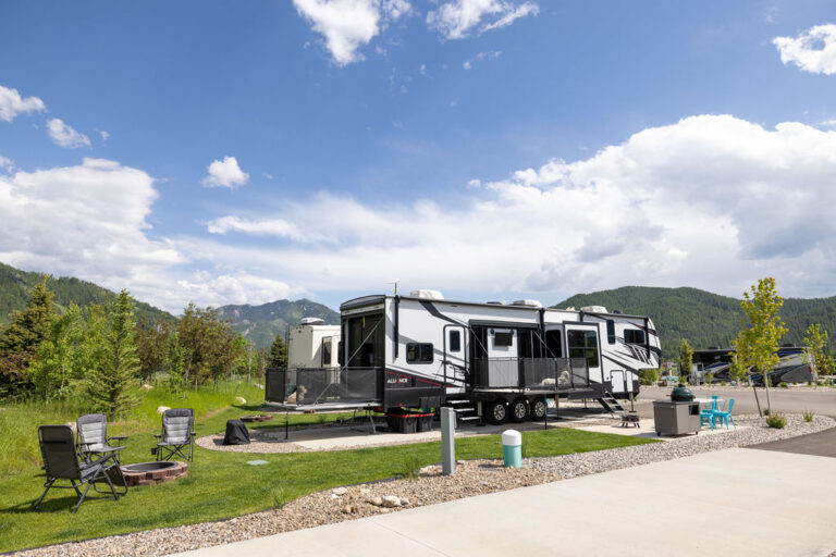 Pull Through & Back In RV Sites - Jackson Hole RV Park & Campground
