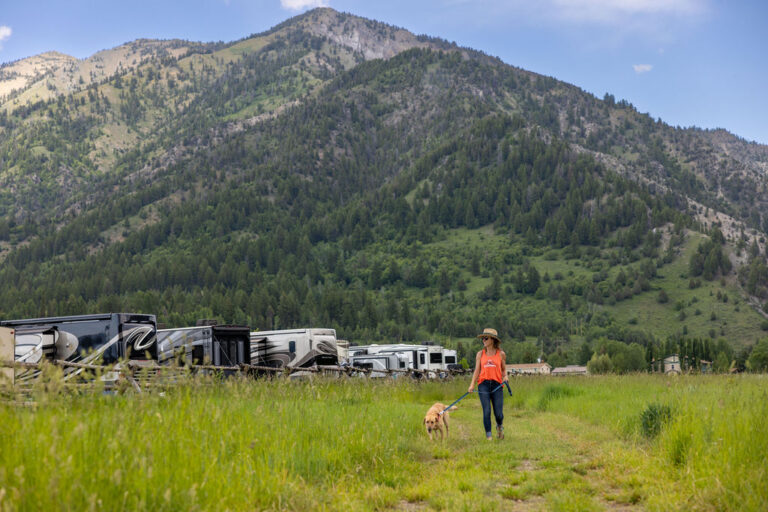 Pull Through & Back In RV Sites - Jackson Hole RV Park & Campground